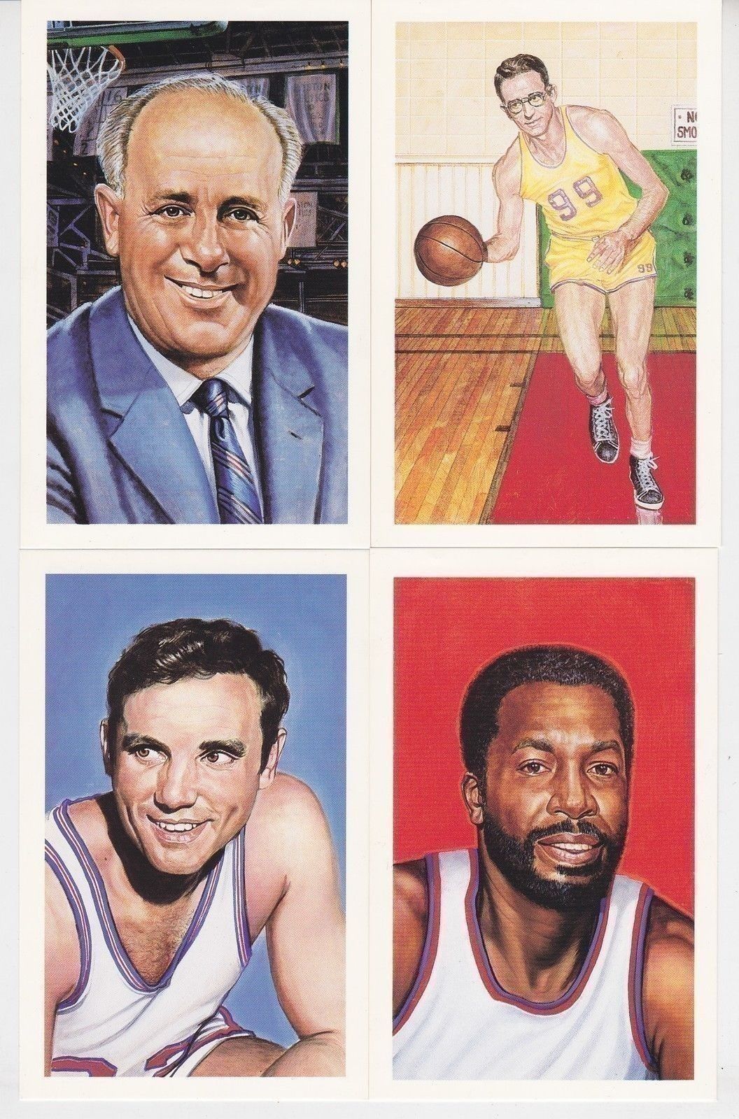 1992-93 Center Court Basketball Ron Lewis Art Hall of Fame Series 2 - NM-MT