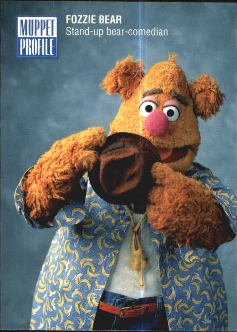 1993 Cardz Jim Henson's Muppet Trading Cards #30 Fozzie Bear - NM-MT