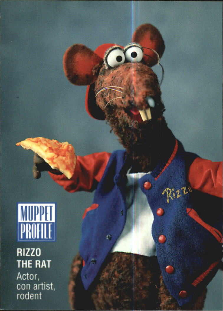 1993 Cardz Jim Henson's Muppet Trading Cards #33 Rizzo The Rat - NM-MT
