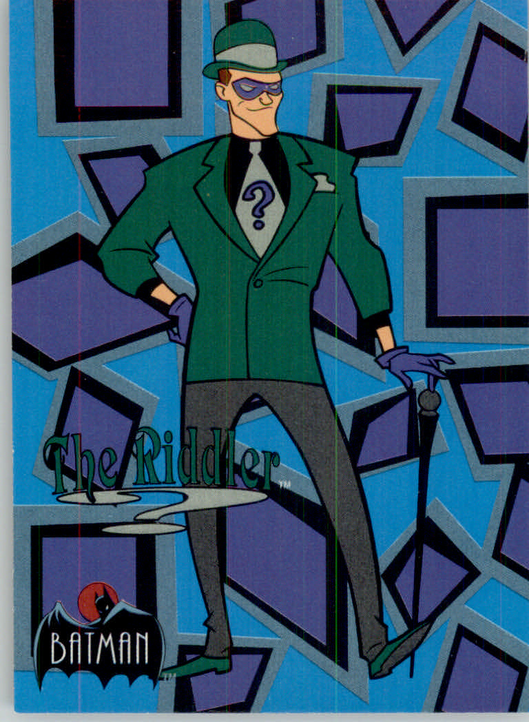 1993 Topps Batman Animated Series One #23 The Riddler - NM-MT