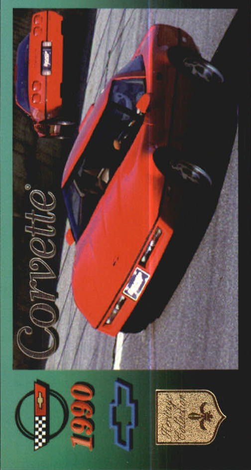 1996 Collect-A-Card Corvette Heritage Collection 1953-1996 #55 1990 ZR ...