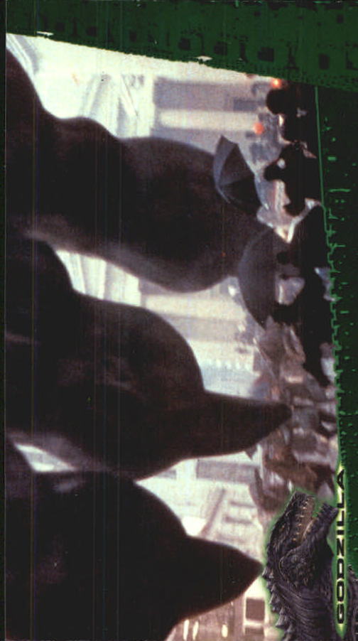 1998 Inkworks Godzilla The Movie Supervue #12 Stomping The City - NM-MT