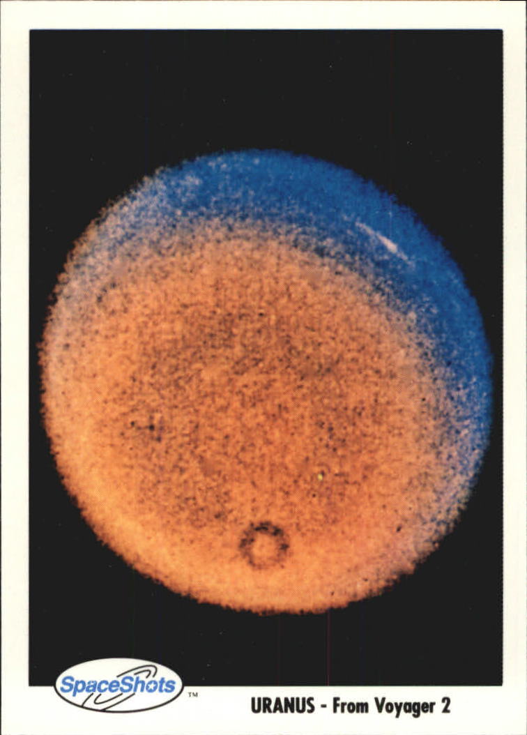 1990 Space Ventures Space Shots #65 Uranus - From Voyager 2 - NM-MT