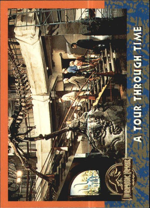 1993 Topps Jurassic Park Gold #25 A Tour Through Time - NM-MT