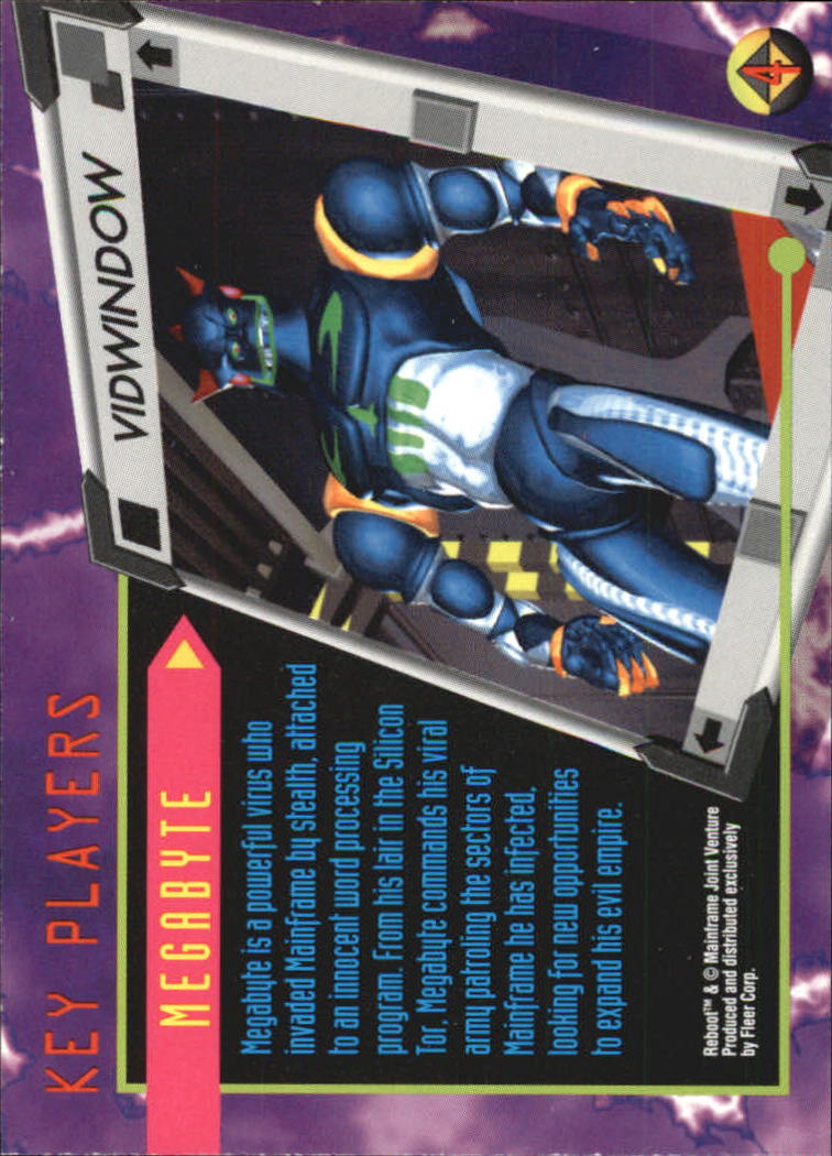 1995 Fleer Ultra Reboot #4 Megabyte - NM-MT