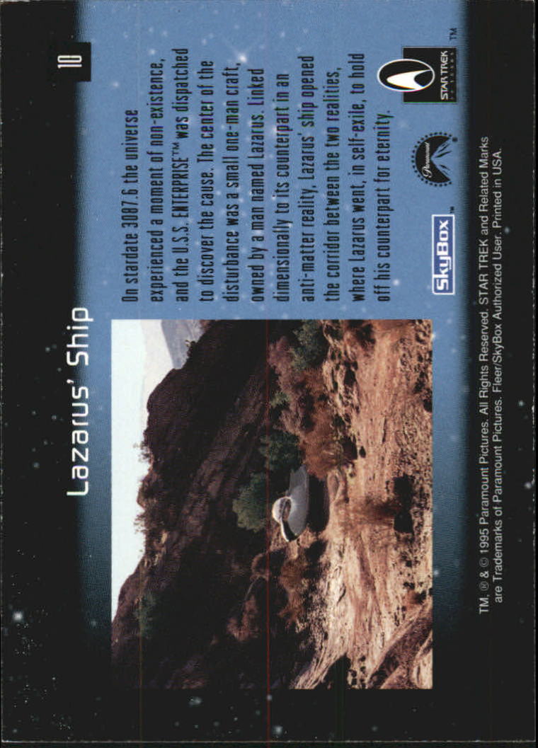 1995-96 SkyBox 30 Years of Star Trek #10 Lazarus' Ship - NM-MT