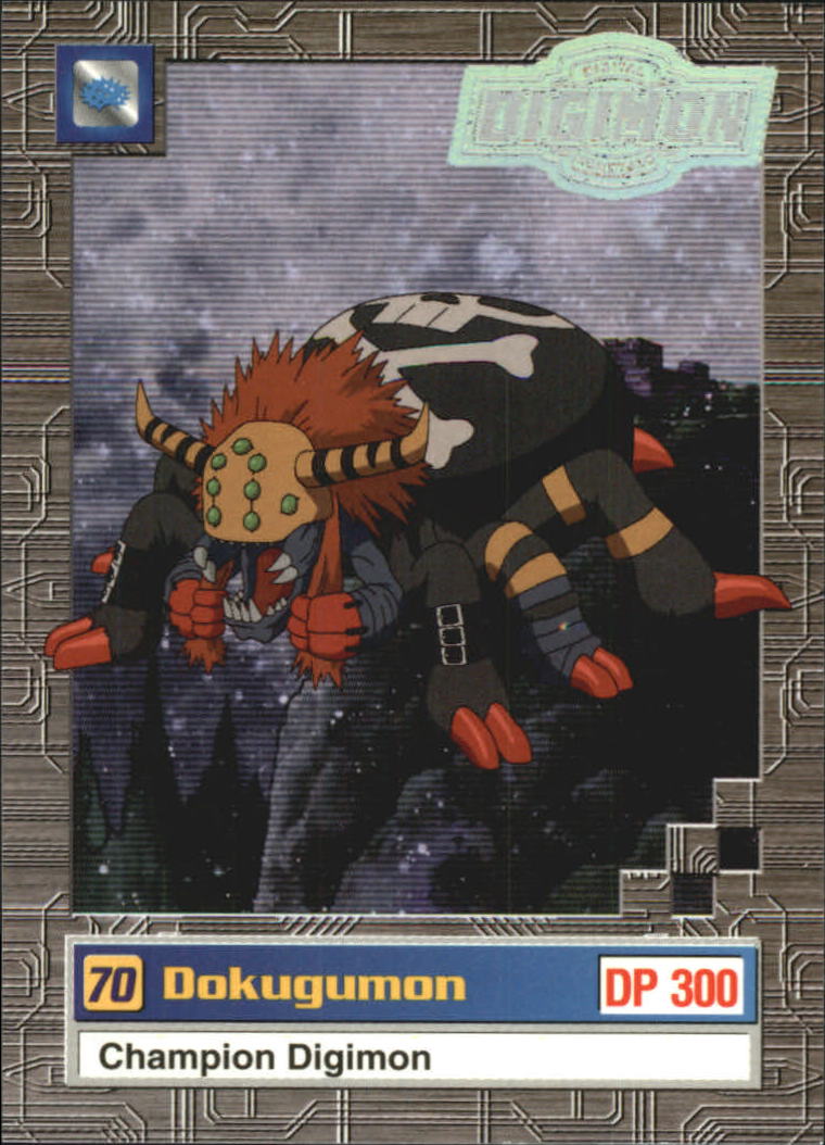 2000 Upper Deck Digimon Animated Series Two #12 70 Dokugumon - NM-MT