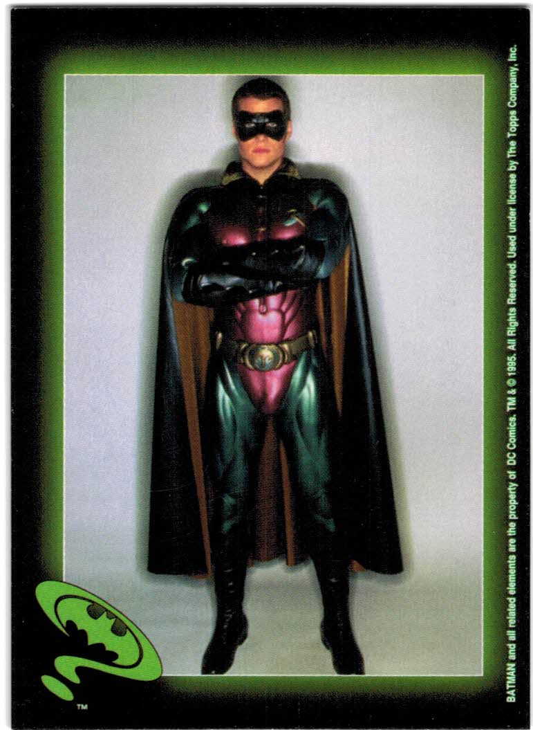 1995 Topps Batman Forever Stickers #4 Robin - NM-MT