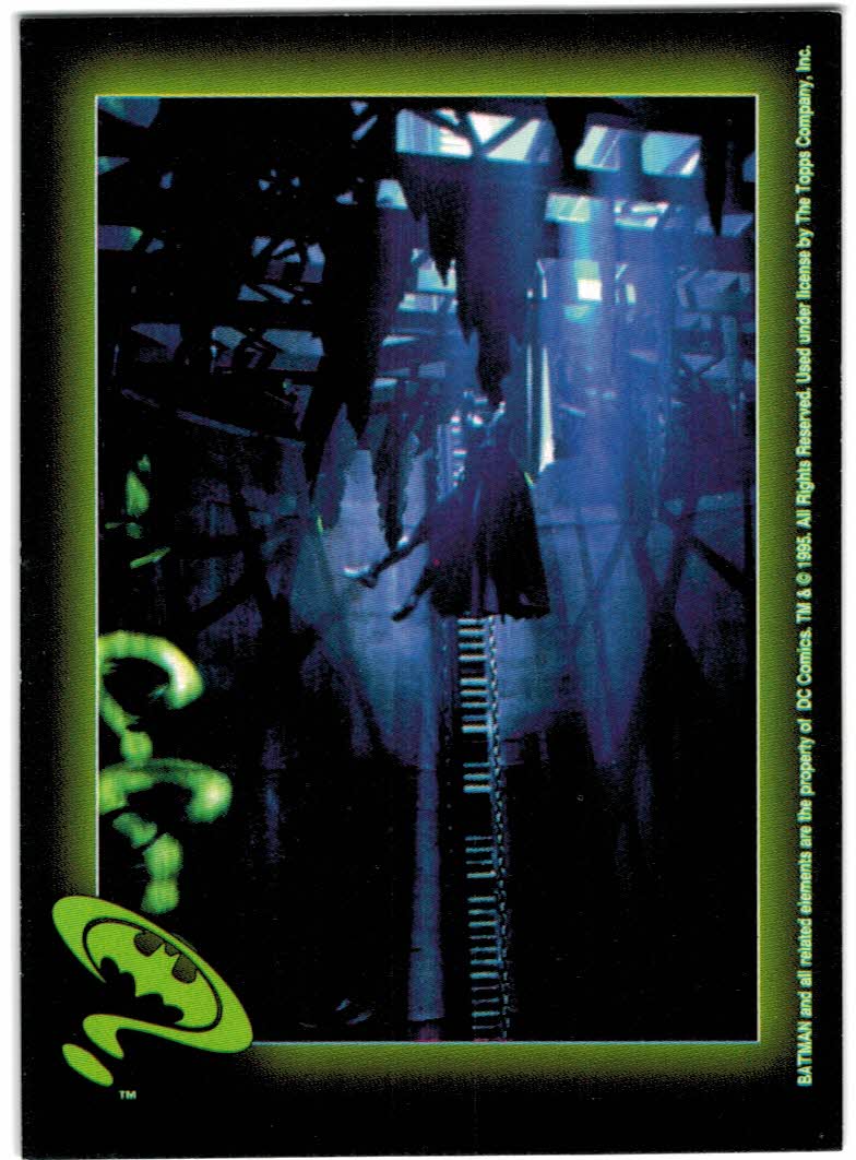 1995 Topps Batman Forever Stickers #78 Batman drops - NM-MT