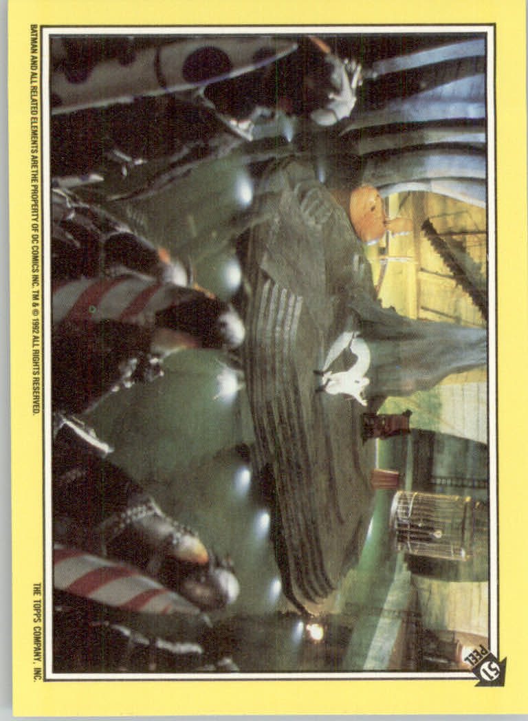 1992 Topps Batman Returns Album Stickers #51 Penguin Addressing His ...