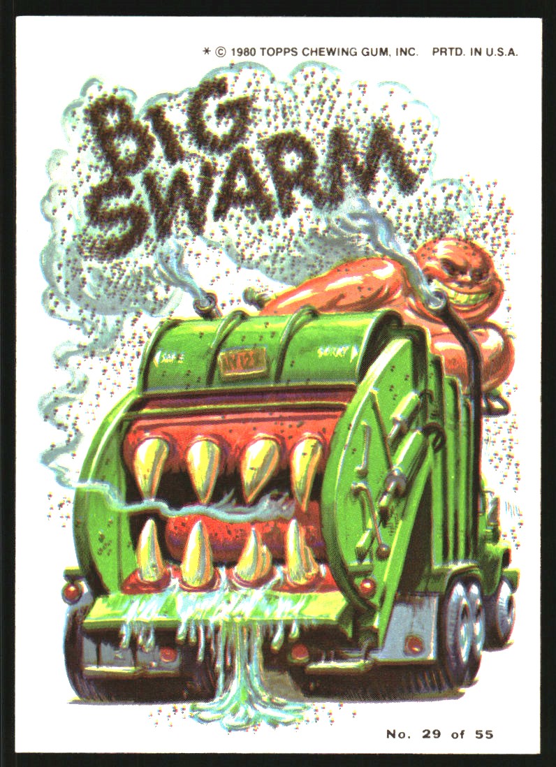 1980 Topps Weird Wheels #29 Big Swarm - NM-MT