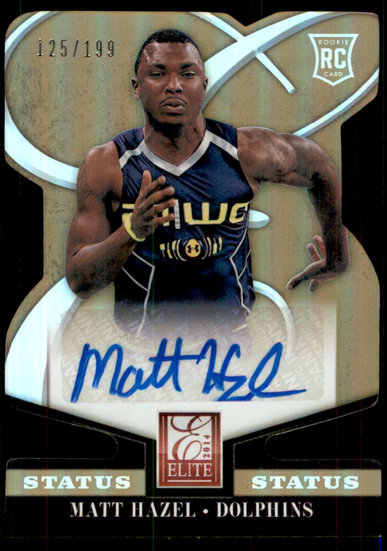 2014 Elite Status Gold #170 Matt Hazel AU/199 - NM-MT