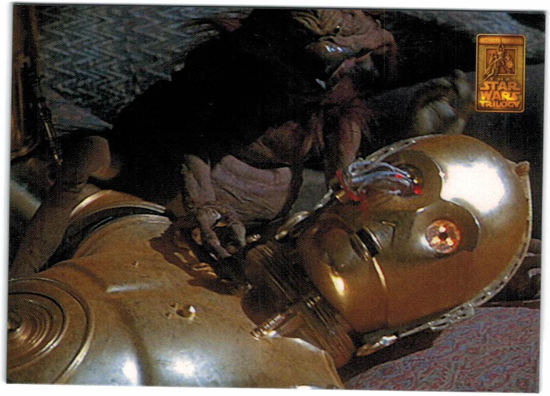 1997 Merlin Star Wars Trilogy #83 Leia points the barge's gun at the ...