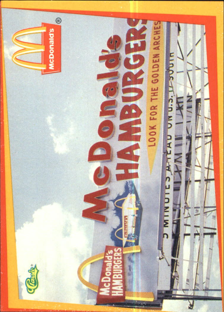 1996 Classic McDonald's Premiere Edition #4 McDonald's Hamburgers - NM-MT