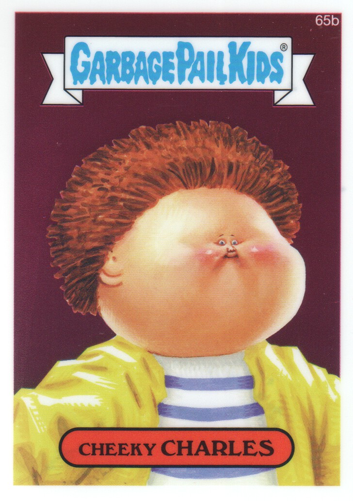 2014 Topps Garbage Pail Kids Chrome Series 2 Card #65B Cheeky Charles ...