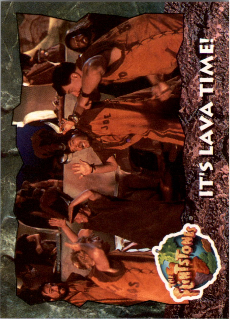 1993 Topps The Flintstones Movie #28 It's Lava Time! - NM-MT
