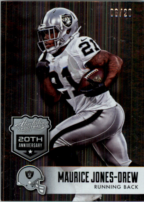 2014 Absolute 20th Anniversary Silver #99 Maurice Jones-Drew - NM-MT