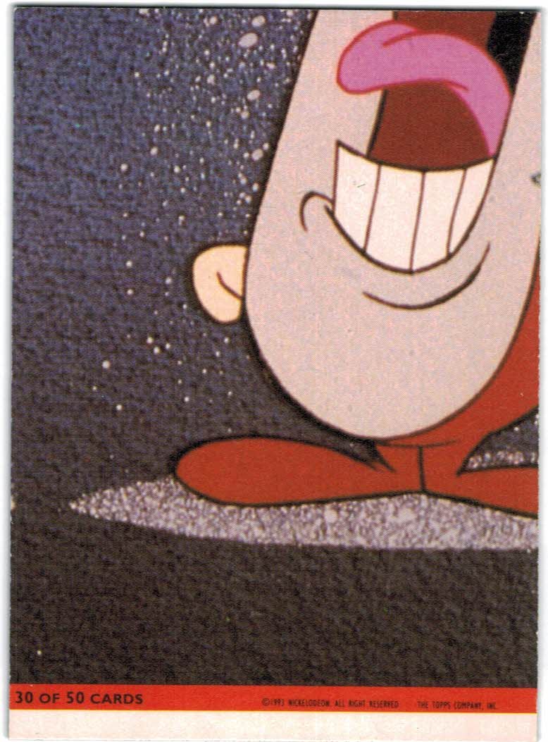 1994 Topps Ren and Stimpy Prismatic Splatter Variants #30 Roadkill Ren ...