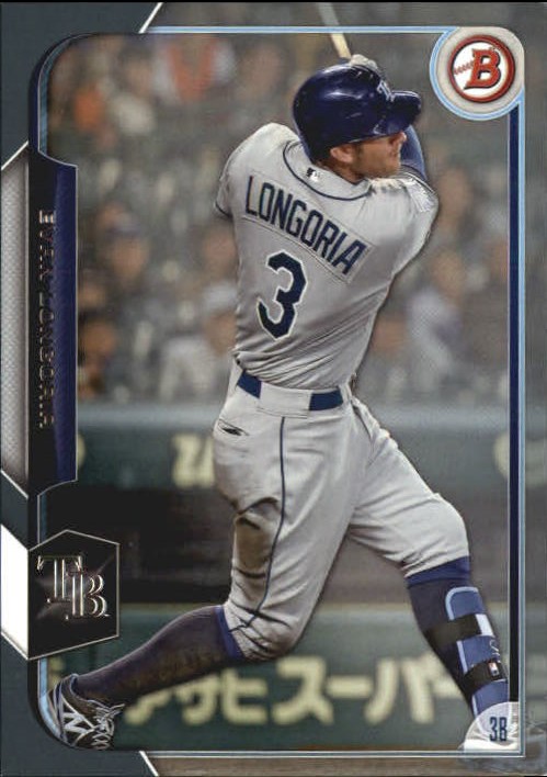 2015 Bowman Silver #77 Evan Longoria - NM-MT