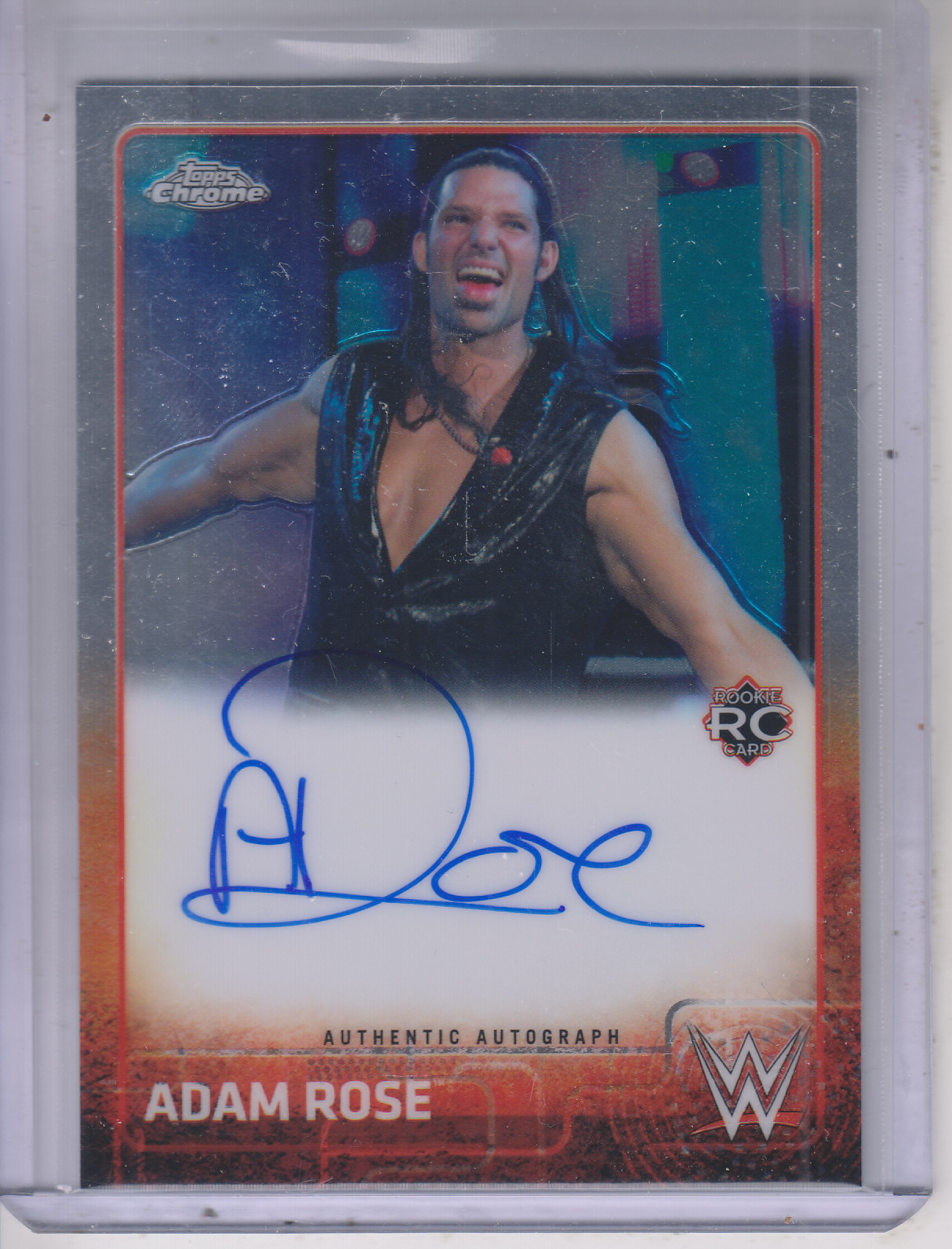 2015 Topps Chrome WWE Autographs #NNO Adam Rose - NM-MT - Triple I ...