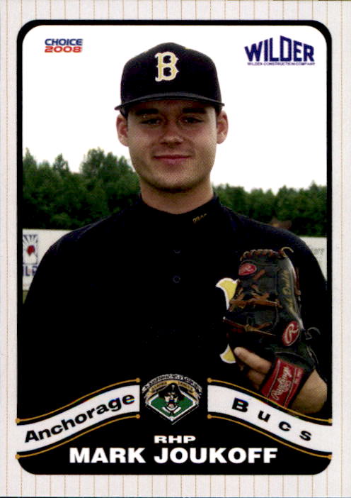 2008 Anchorage Bucs Choice #12 Mark Joukoff - NM