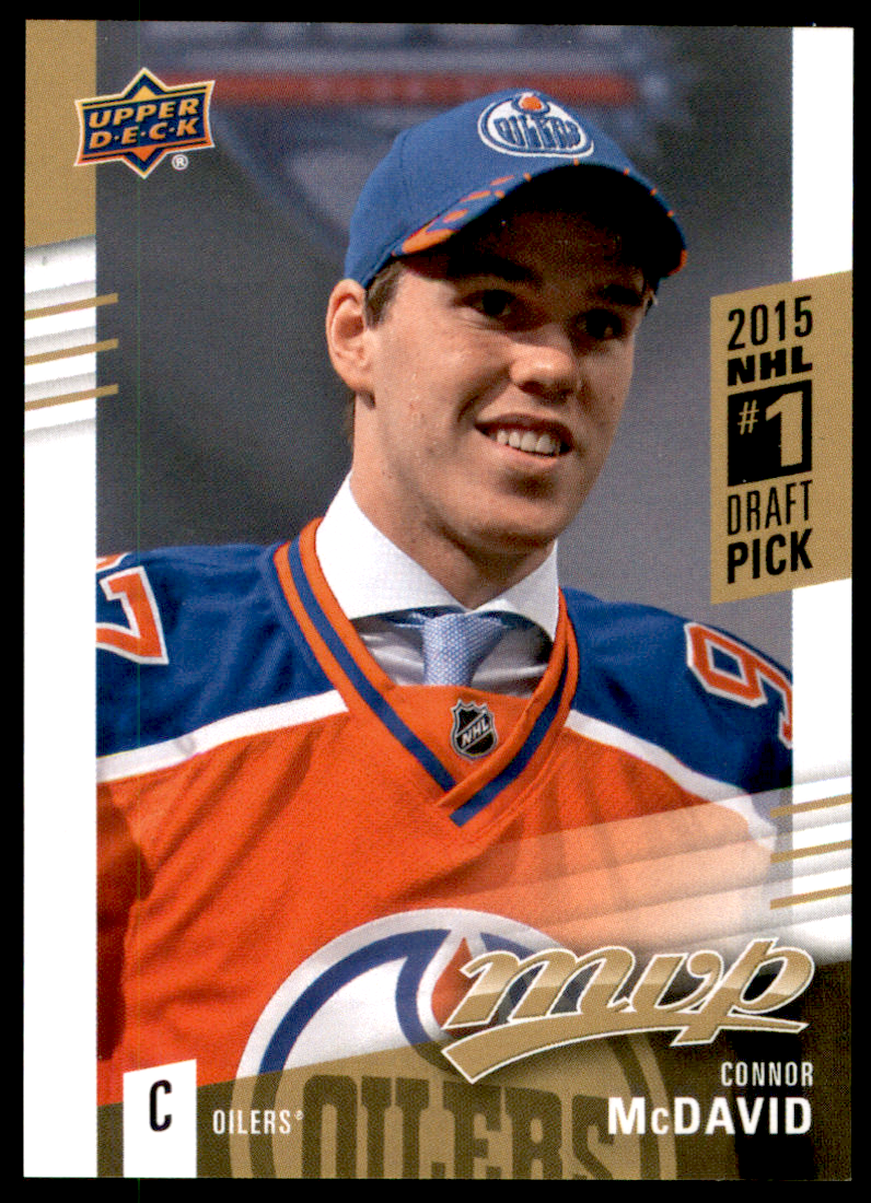 2015-16 Upper Deck MVP #DP1 Connor McDavid/(issued via Draft Pick EXCH ...