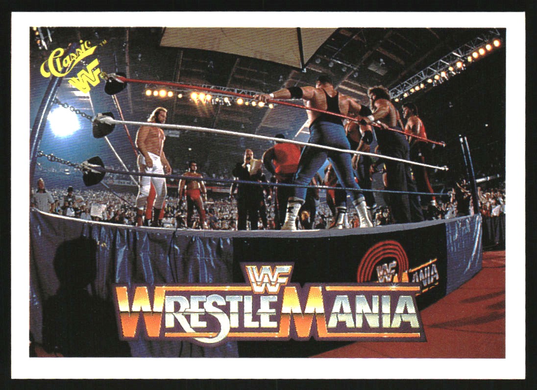 1990 Classic WWF History of WrestleMania Trademark #7 Battle Royal - NM-MT