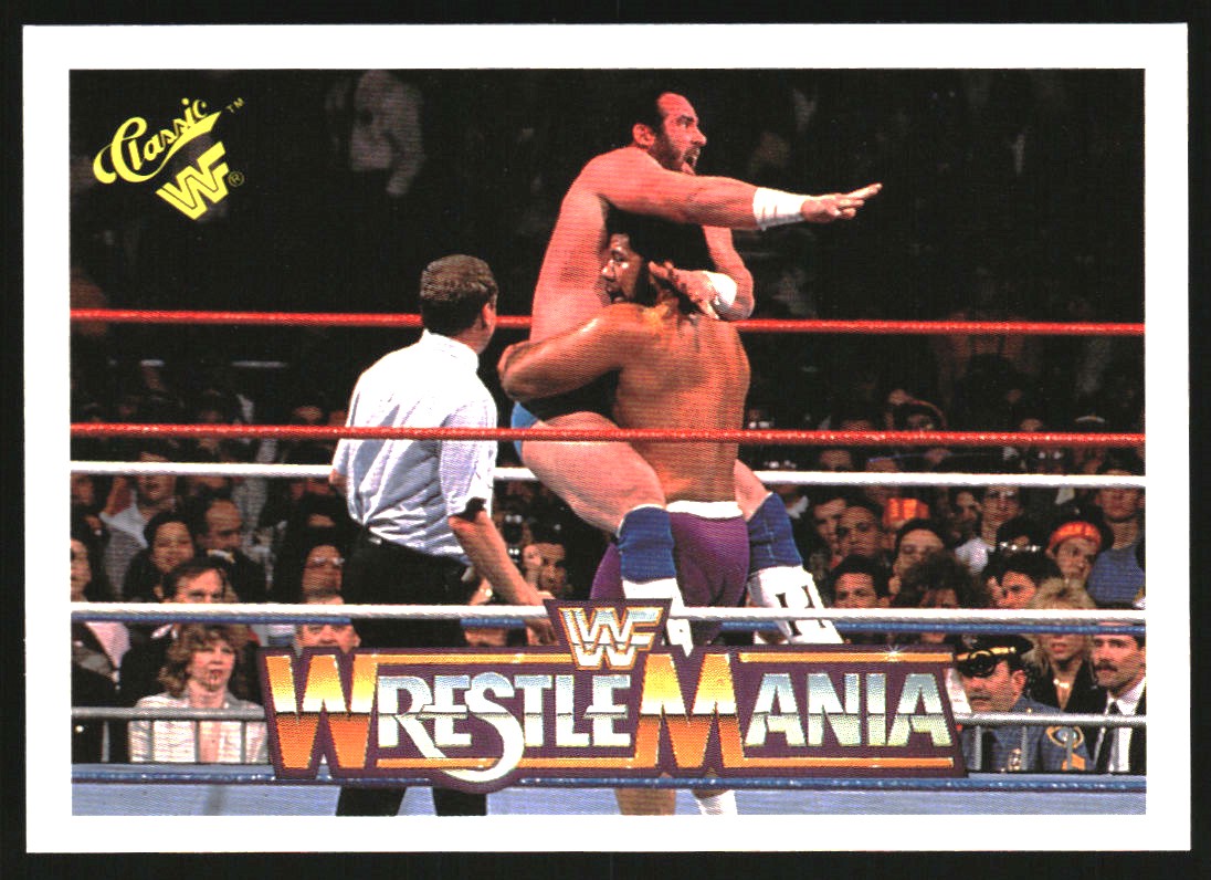 1990 Classic WWF History of WrestleMania Trademark #82 King Haku ...