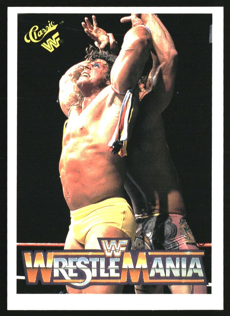 1990 Classic WWF History of WrestleMania Trademark #110 Ravishing Rick ...