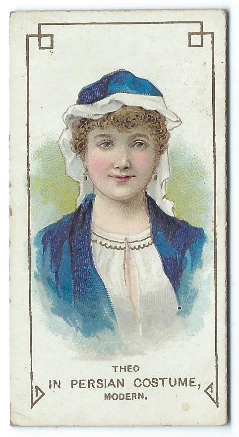 1889 Duke's Cigarettes Actors and Actresses N70 #49 Theo - VG