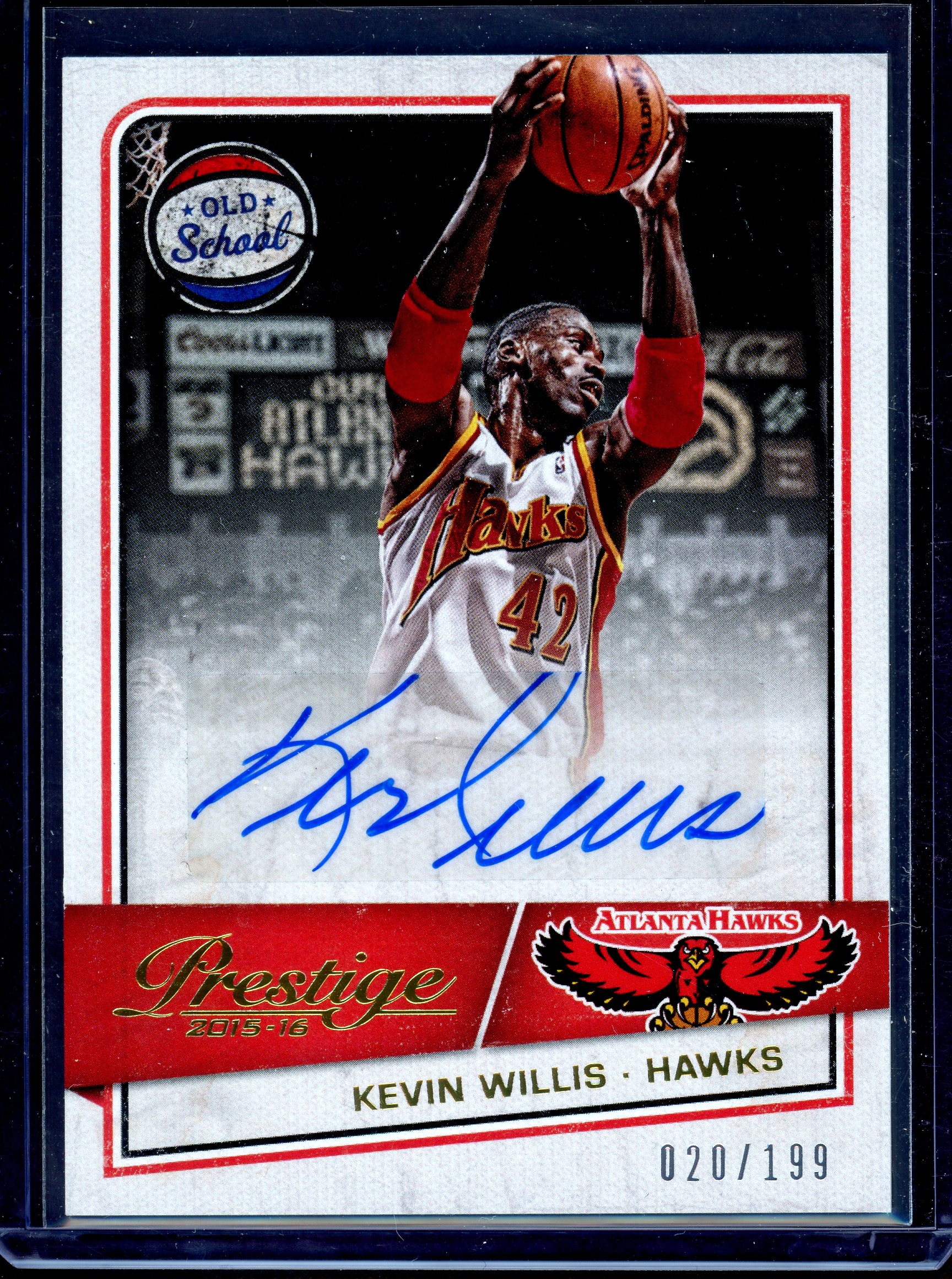 2015-16 Prestige Old School Signatures #29 Kevin Willis/199 - (#20/199 ...