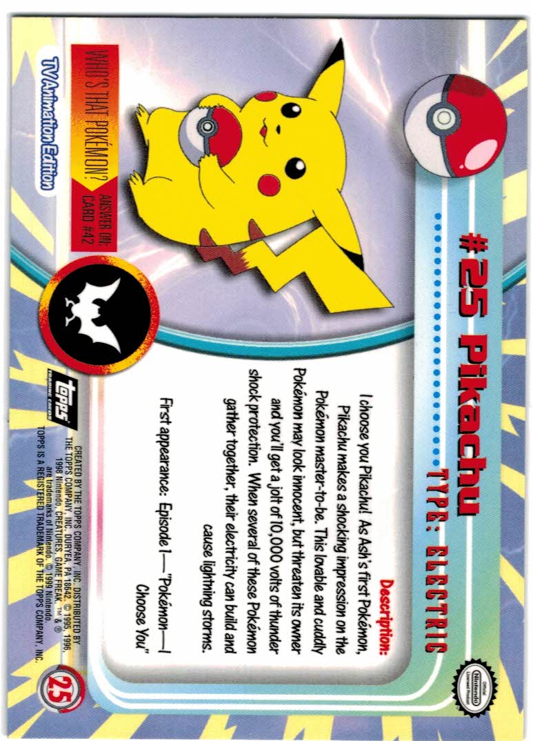 1999 Topps Pokemon TV Animation Series 1 Black Logo Backs Rainbow Foil #58 Growlithe - (Black ...
