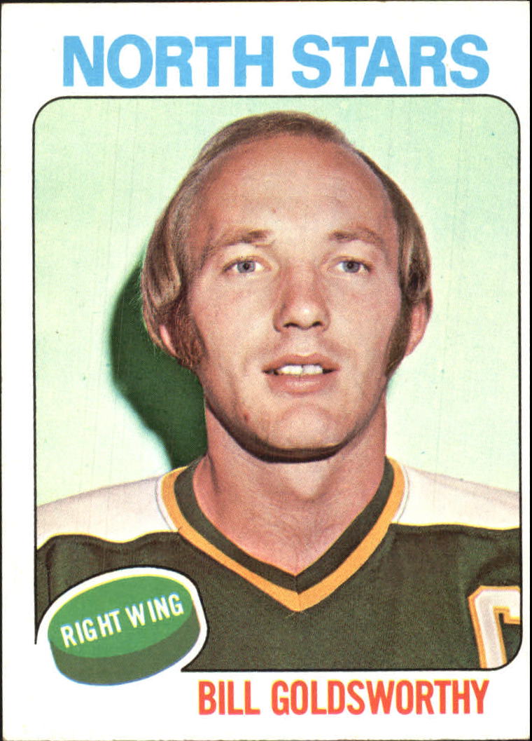 1975-76 Topps #180 Bill Goldsworthy - EX-MT