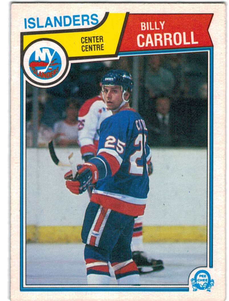 1983-84 O-Pee-Chee #5 Billy Carroll RC - EX-MT
