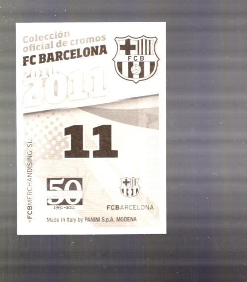 2010-11 FC Barcelona Panini Stickers #11 Pep Guardiola/Facsimile ...