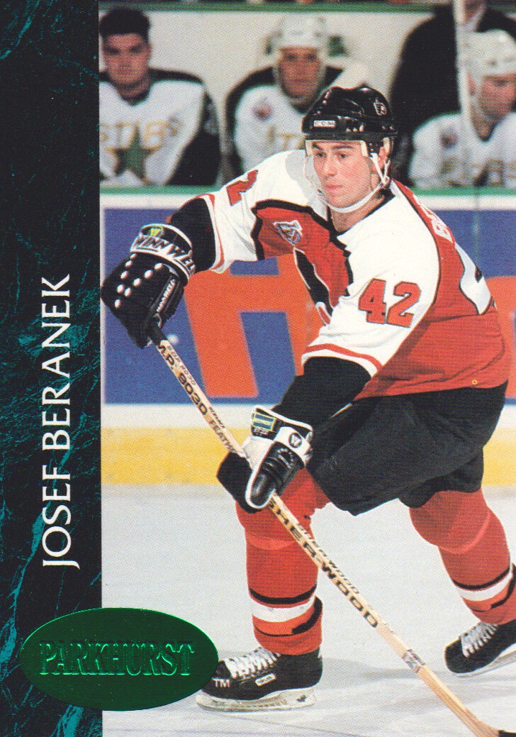 1992-93 Parkhurst Emerald Ice #360 Josef Beranek - NM-MT ...