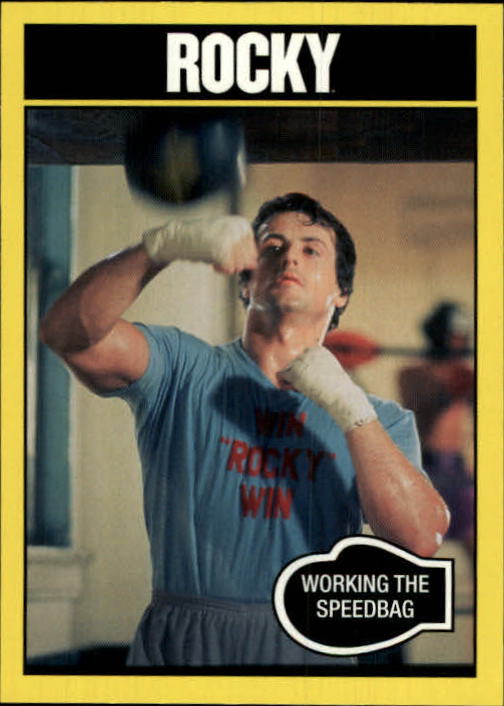 2016 Topps Rocky 40th Anniversary Factory Set #27 Working the Speedbag ...