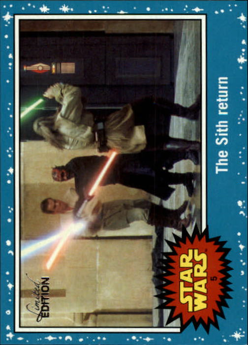 2016 Topps Star Wars The Force Awakens Limited Edition Factory Set #5 ...
