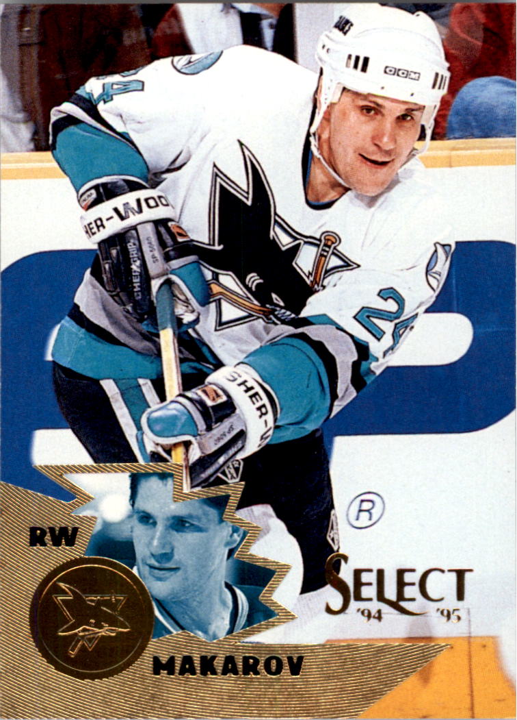1994-95 Select #8 Sergei Makarov - NM-MT