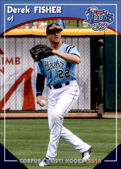 2016 Corpus Christi Hooks Grandstand #5 Derek Fisher - NM 2016 Corpus Christi Hooks Grandstand #5 Derek Fisher - NM