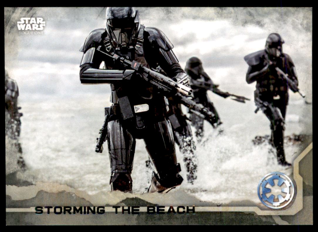 2016 Topps Star Wars Rogue One Series One Gray Squadron #29 Storming ...