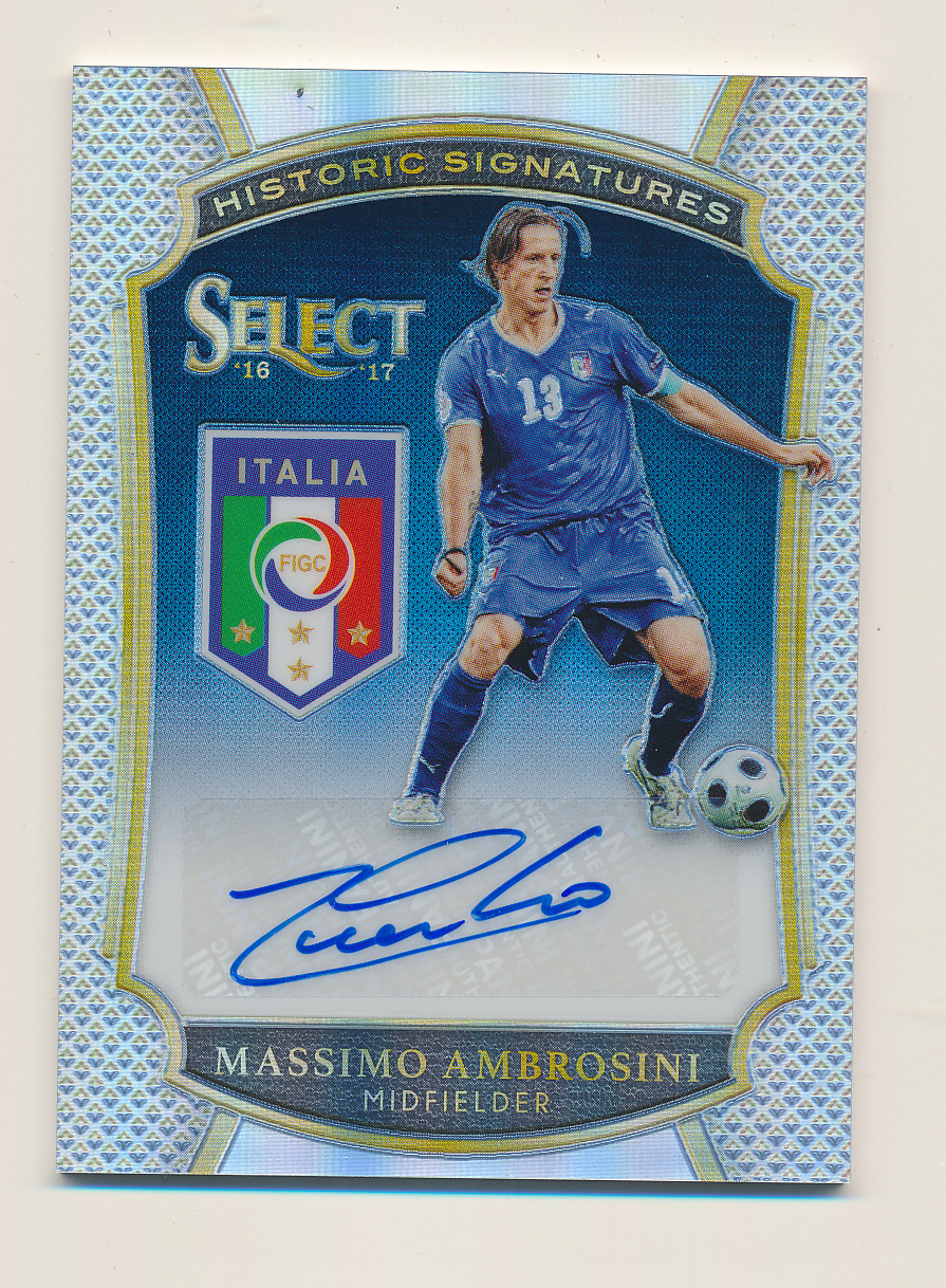 2016-17 Select Historic Signatures #3 Massimo Ambrosini Autograph /199 ...