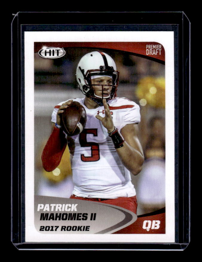2017 SAGE HIT Premier Draft #5 Patrick Mahomes II - NM-MT