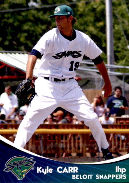 2009 Beloit Snappers Grandstand Update #2 Kyle Carr - NM