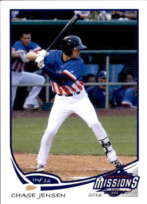 2016 San Antonio Missions Grandstand #8 Chase Jensen - NM
