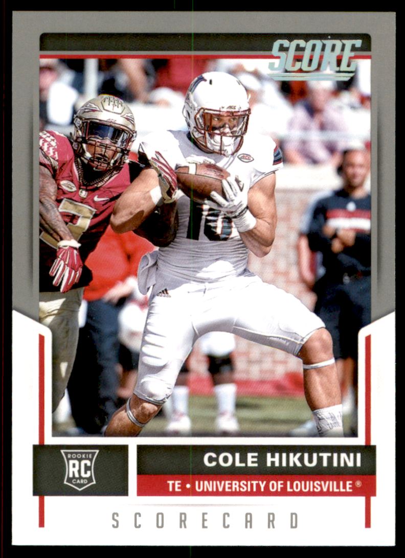 2017 Score Scorecard #435 Cole Hikutini - NM-MT