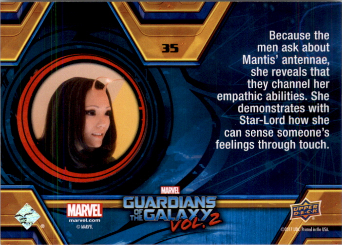 2017 Upper Deck Guardians of the Galaxy Vol. 2 #35 The Empath - NM-MT