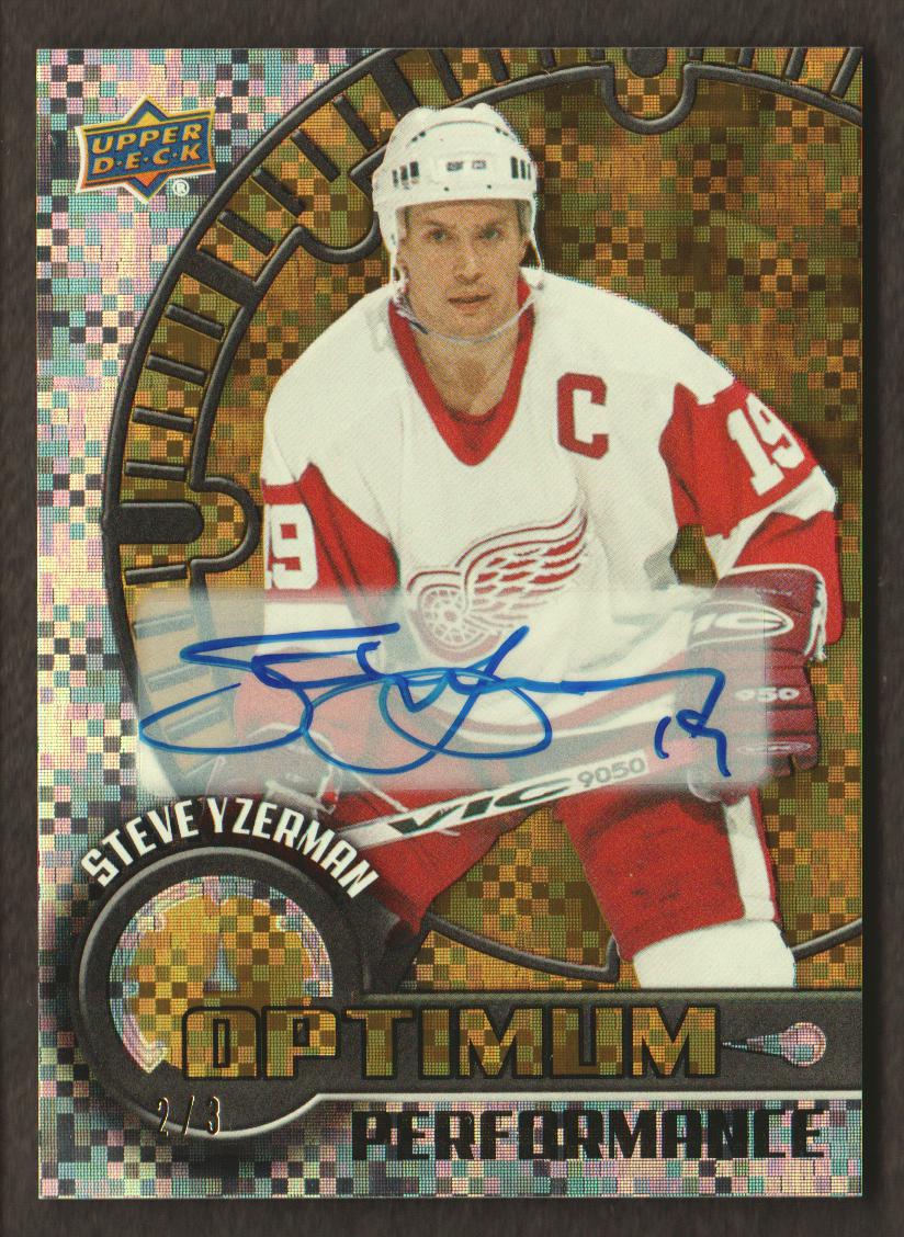 2016 17 Upper Deck Overtime Optimum Performance Autographs Op19 Steve