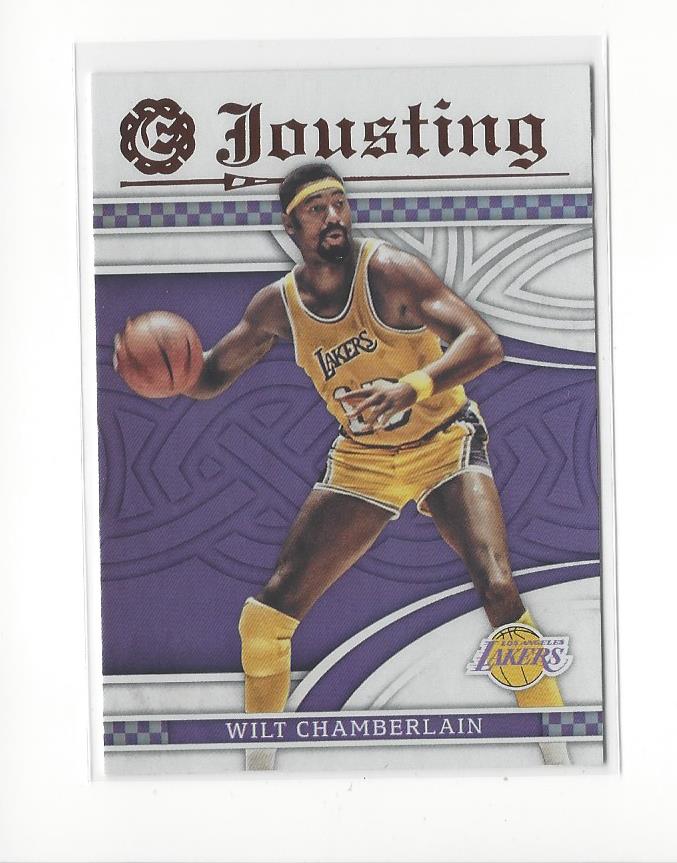 2016-17 Panini Excalibur Jousting #21 Wilt Chamberlain/Jousting Left ...