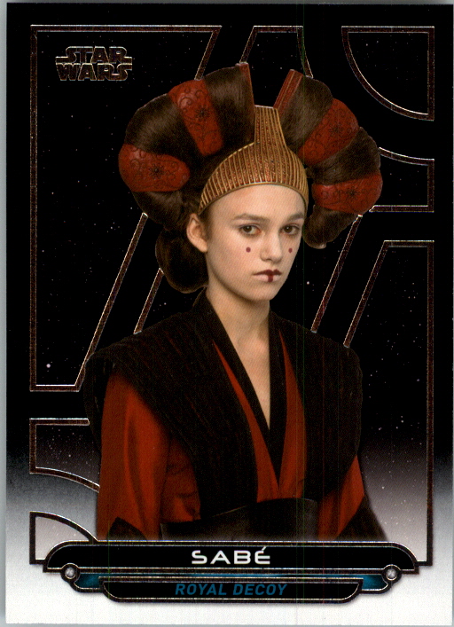 2017 Topps Star Wars Galactic Files Reborn #TPM23 Sabe - NM-MT ...